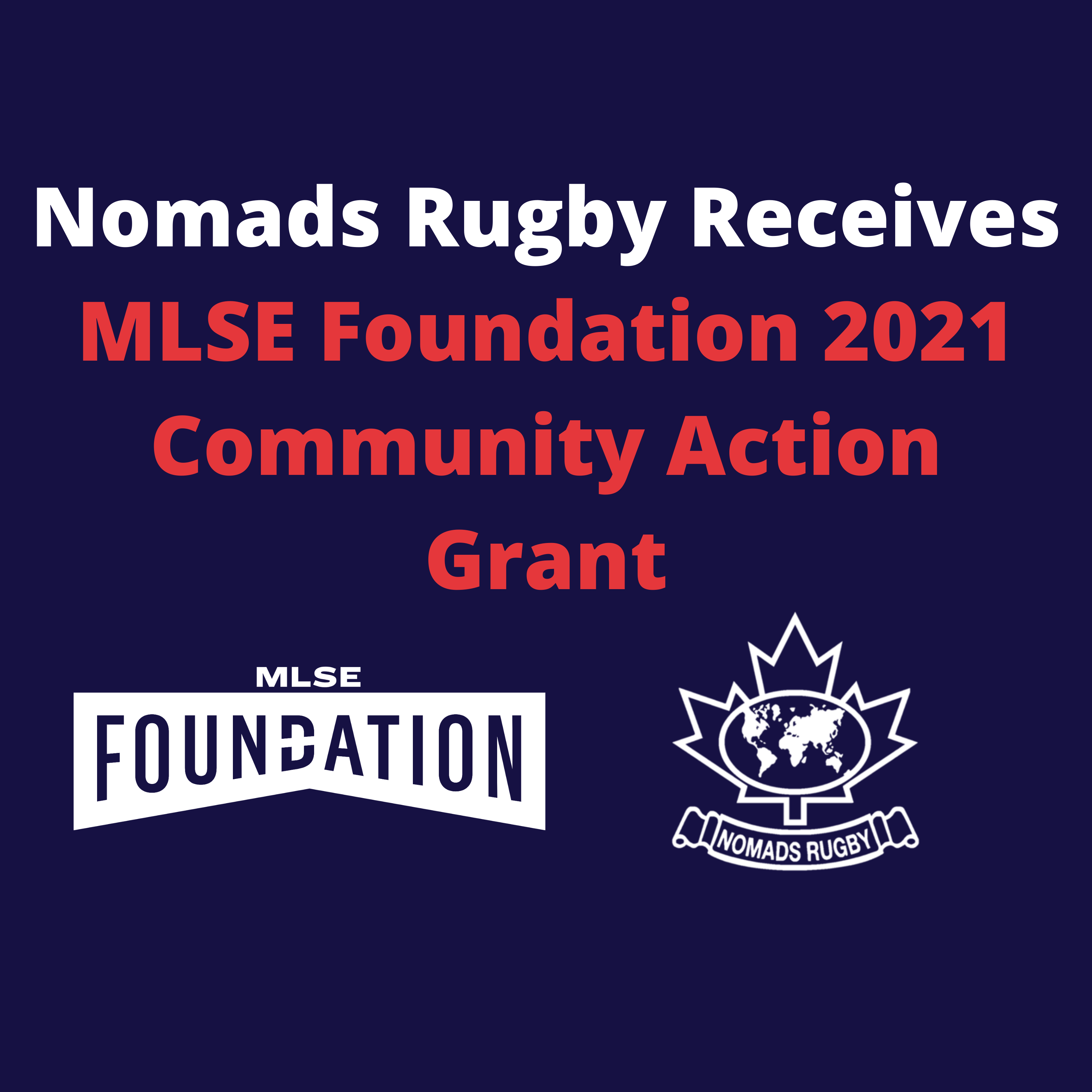 Nomads Rugby Receives MLSE Foundation 2021 Community Action Grant ...